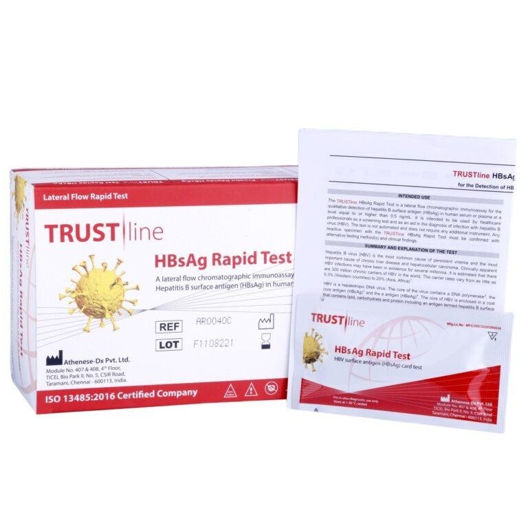 HBsAg Rapid Test – 30 Test / Pack - Quicklab Services Private Limited