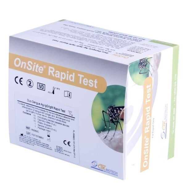 Dengue IgG/IgM Combo Rapid 30 Test Pack - Quicklab Services Private Limited