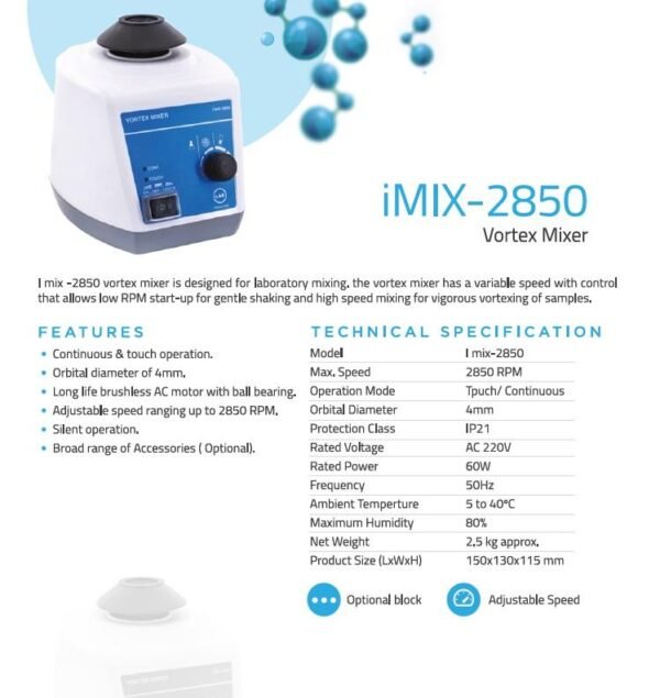 Vortex Mixer IMIX-2850 - Quicklab Services Private Limited