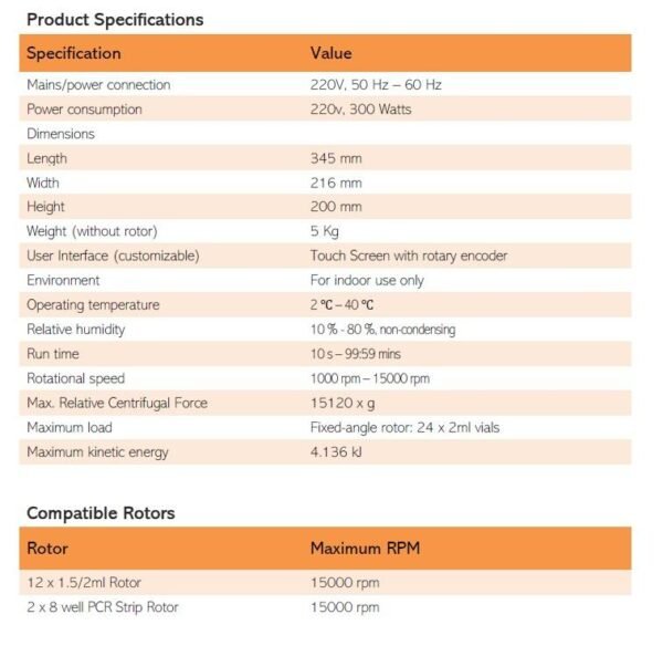 Centrifuge IMD 1215 - Quicklab Services Private Limited