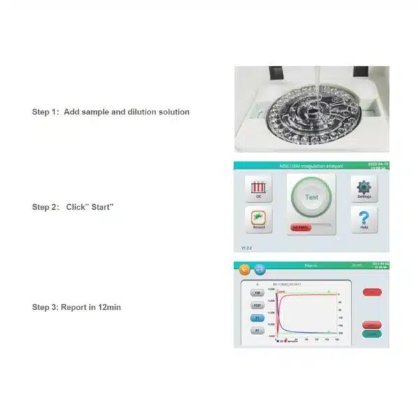 Veterinary Coagulation And Chemistry Combo Analyzer MSC100V